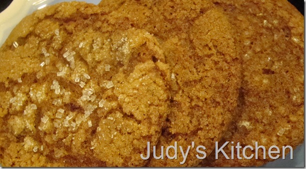 Judy's Kitchen: TRIPLE-GINGER COOKIES